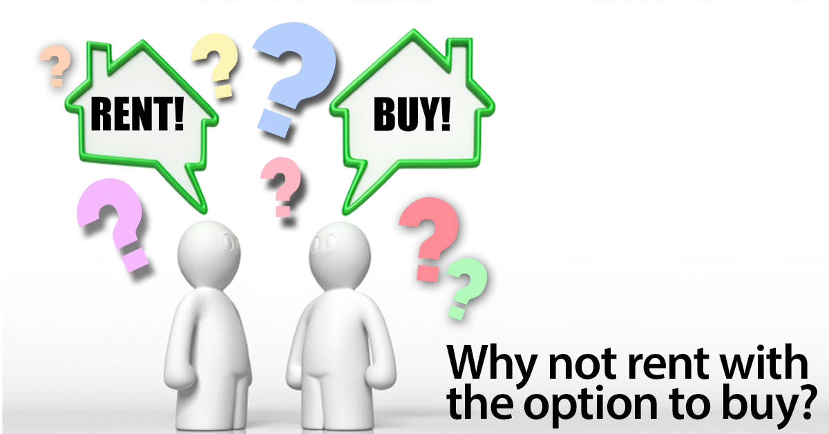 Rent to buy. Letting with the option to purchase: It can be the solution.
