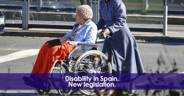Disability in Spain. New legislation. Support measures