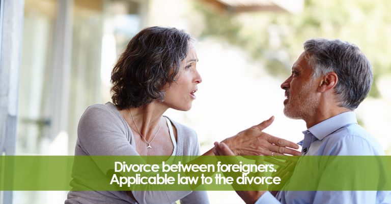 Divorce between foreigners in Spain. Applicable law.