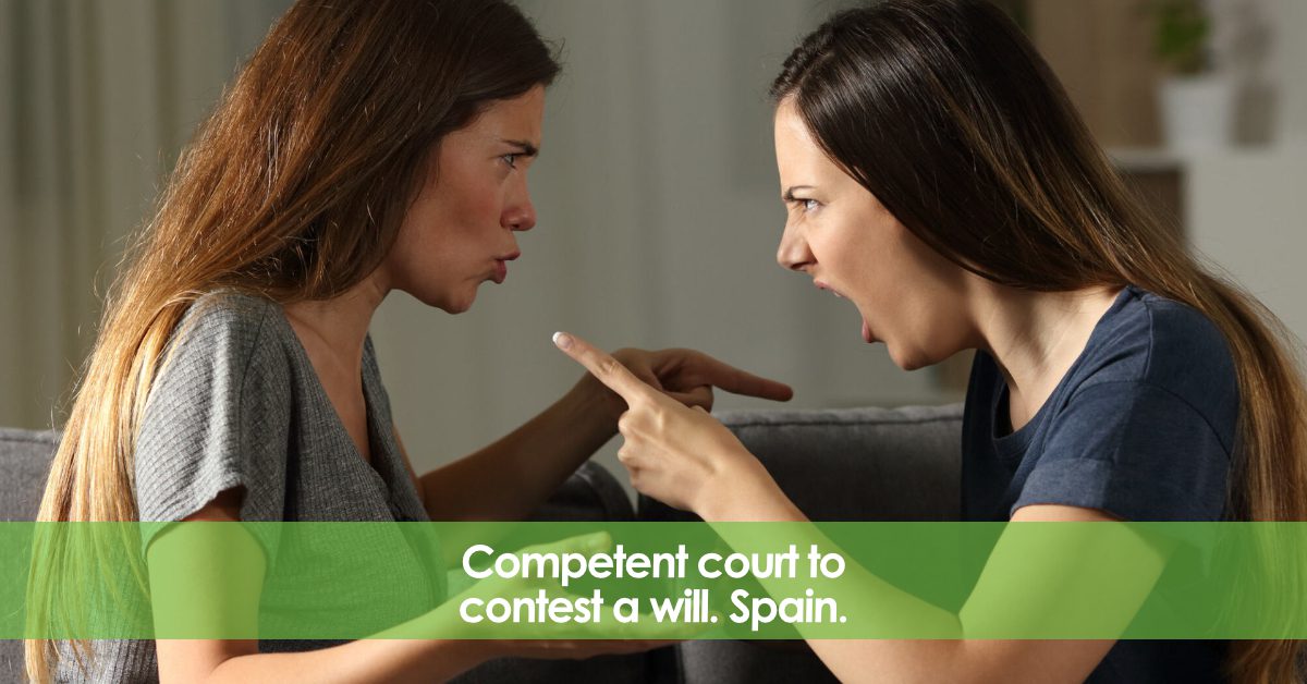 Competent court to contest a will